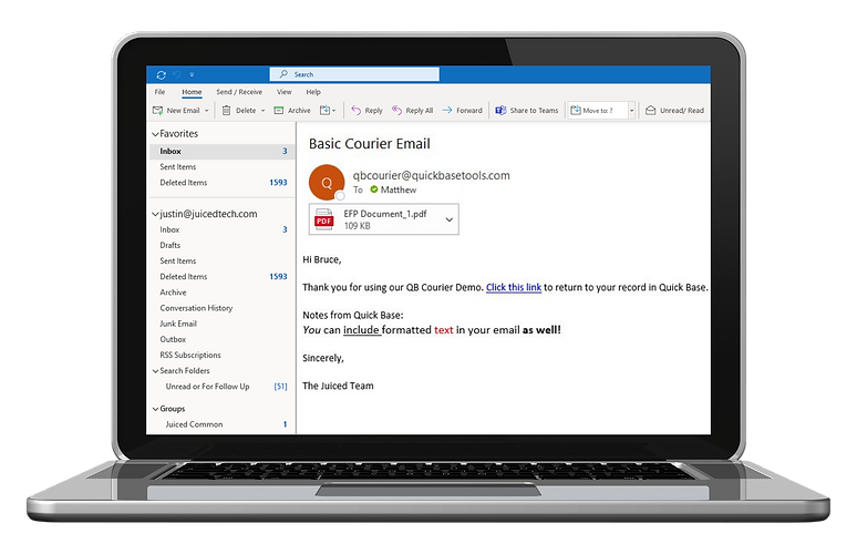 Quickbase Add-Ons & Integrations | Juiced Technologies, Inc. | Ronkonkoma